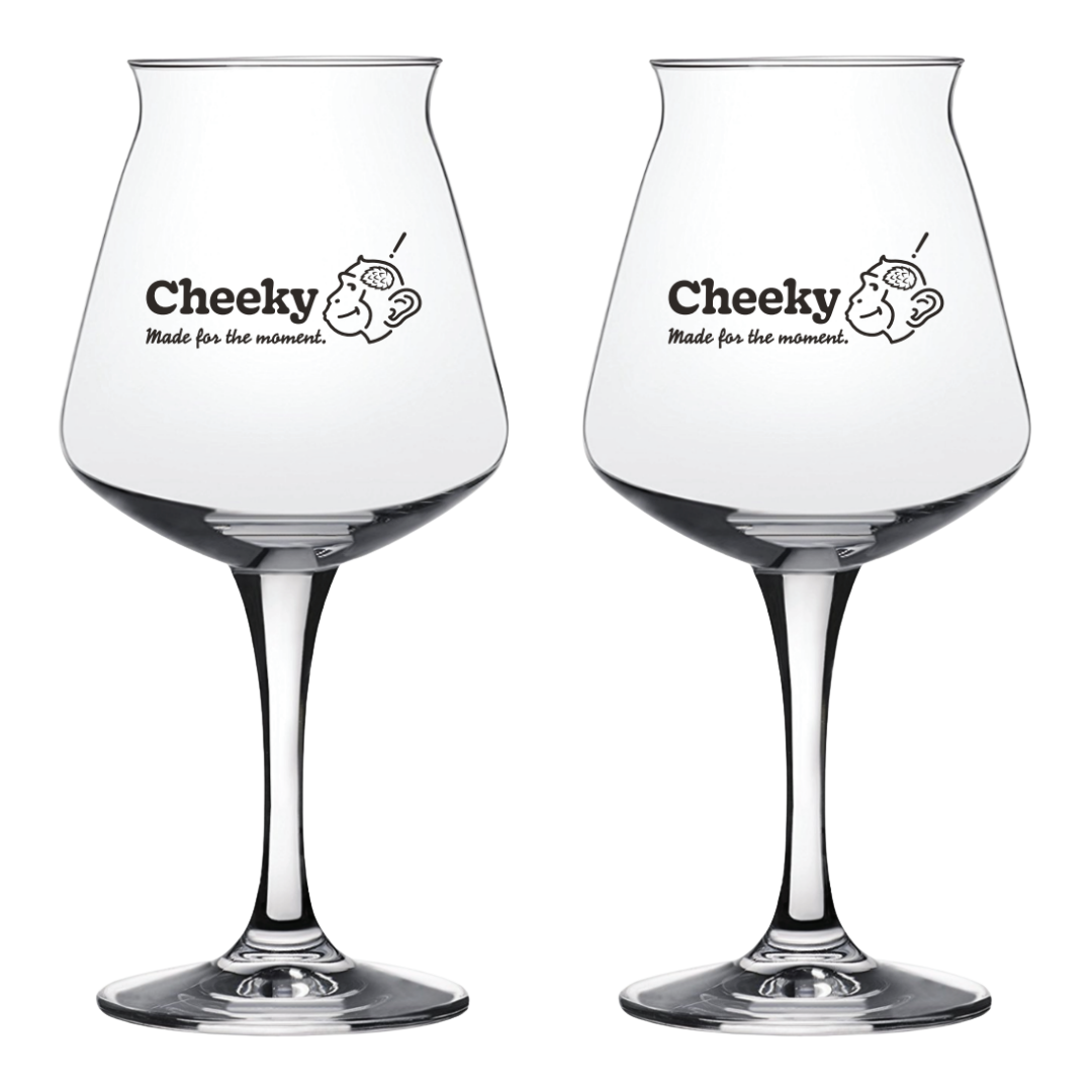 Cheeky Monkey Rastal Teku Glassware Pair – Cheeky Monkey Brewing Co ...